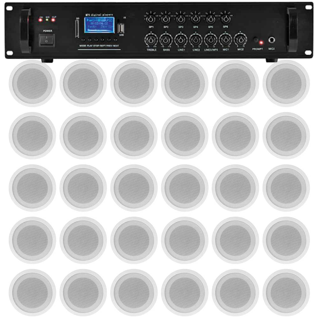 Sisteme audio cu boxe tavan - Noiz.ro - Soluții complete sonorizare